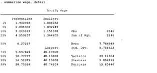 Displaying percentiles in Stata 2 | Johan Osterberg - Product Engineer